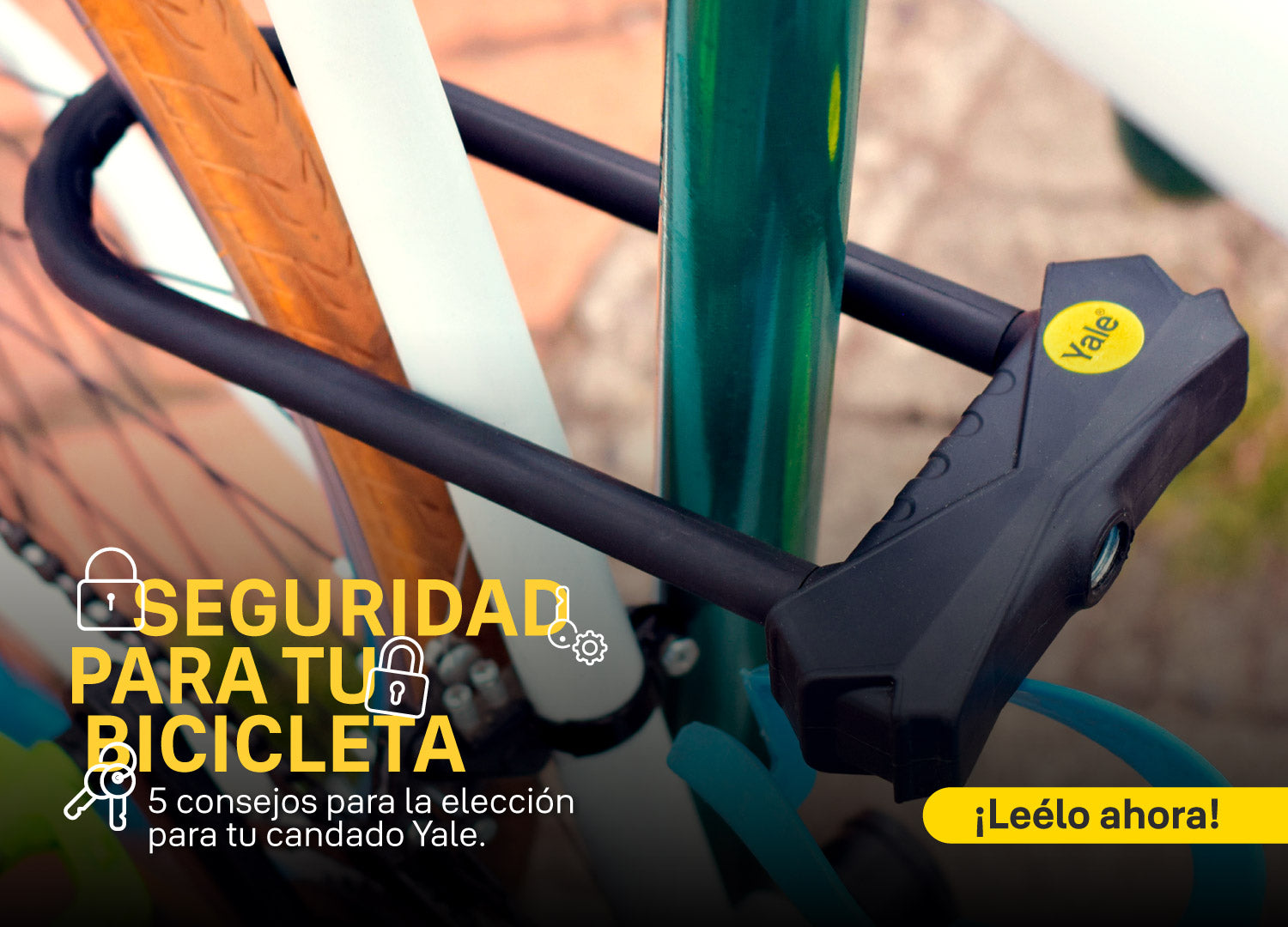 Cómo elegir el candado Yale perfecto para tu bicicleta