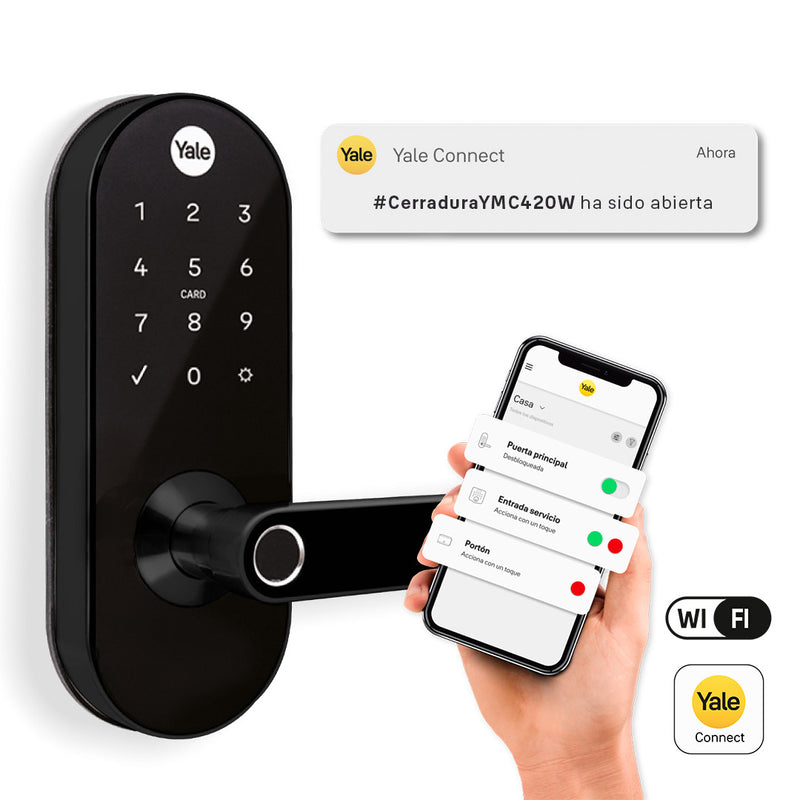 Yale YMC420W + Yale Connect | Cerradura inteligente