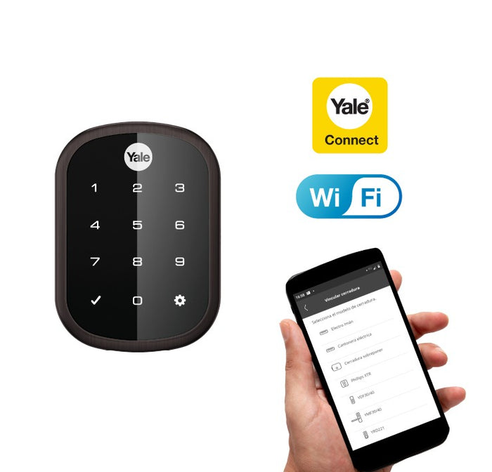 Kit Yale Connect Cerrojo YRD256 Acabado Bronce