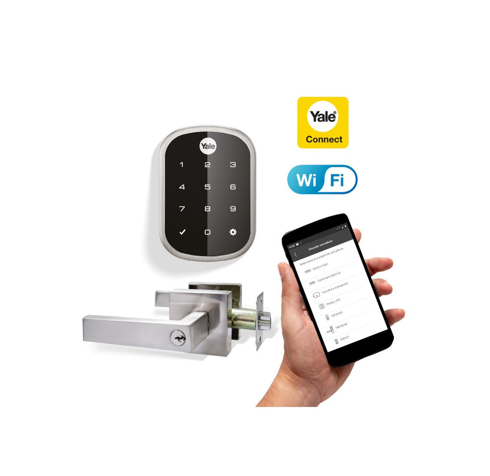 Kit de Yale Connect con Cerrojo Digital YRD256 + Manija Bari