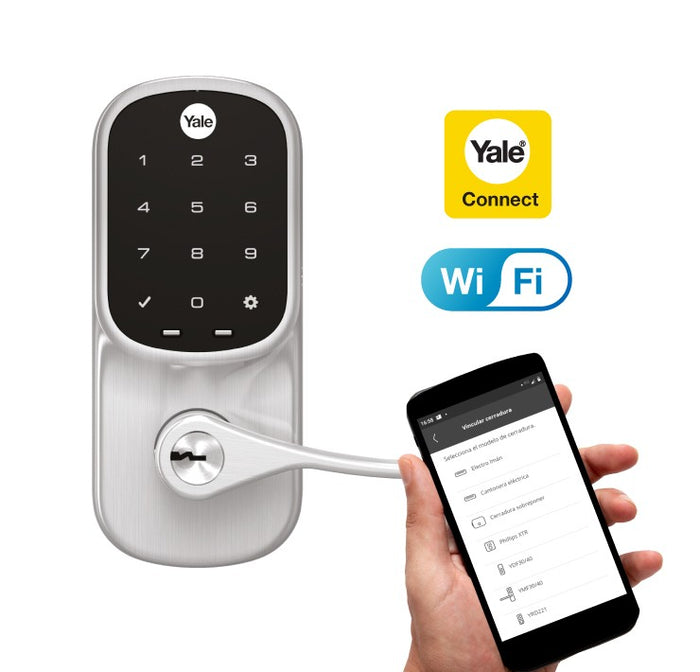 Kit de Yale Connect con Cerradura Yale Real Living de Manija